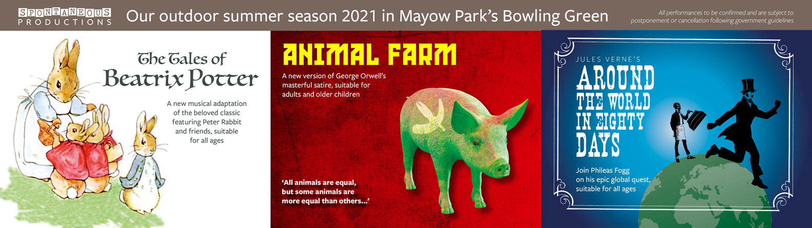 Spontaneous Productions – Professional theatre in southeast London SE26